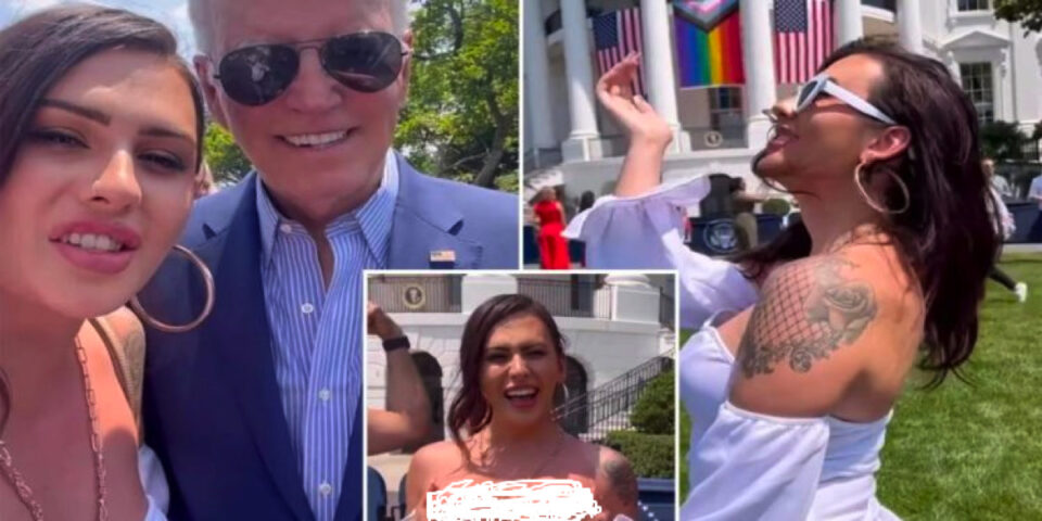 Video: Transgender Woman Rose Montoya Goes Topless, Exposes Breasts After Meeting Joe Biden At ...