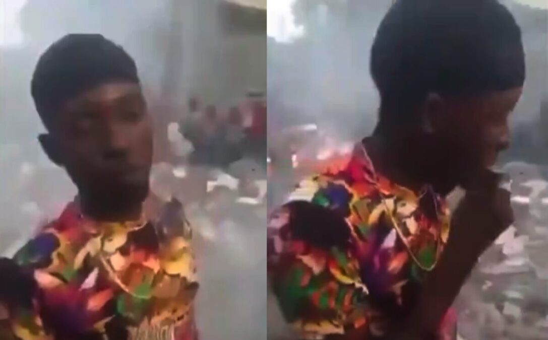 Cannibalism In Haiti After Video Barbecue Man Eating Burning Human ...